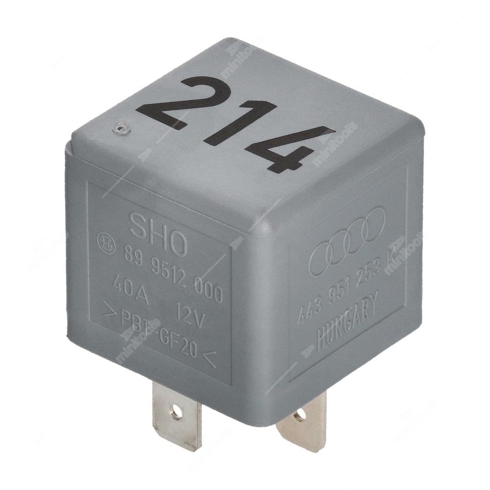 443951253K / 899512000 relay 214 for Audi, VW, Porsche, Seat and Skoda