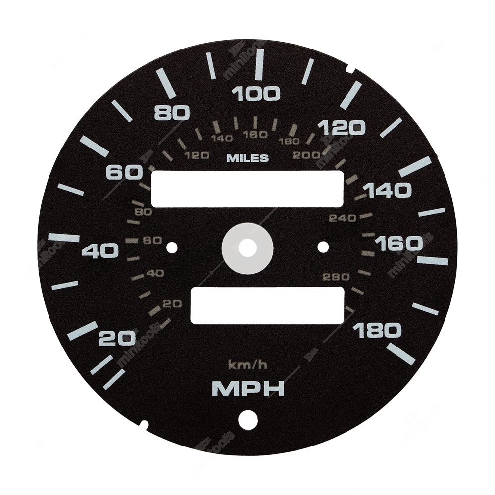 Speedometer dial for Porsche 911 993 - 964 km/h to mph conversion (2 ...