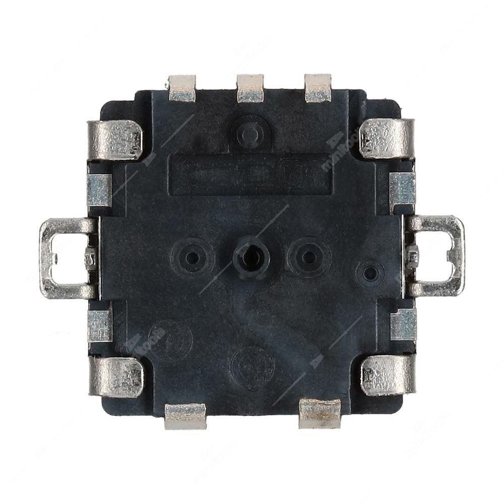 16 ppr knurled shaft rotary encoder, with button - 32 detents