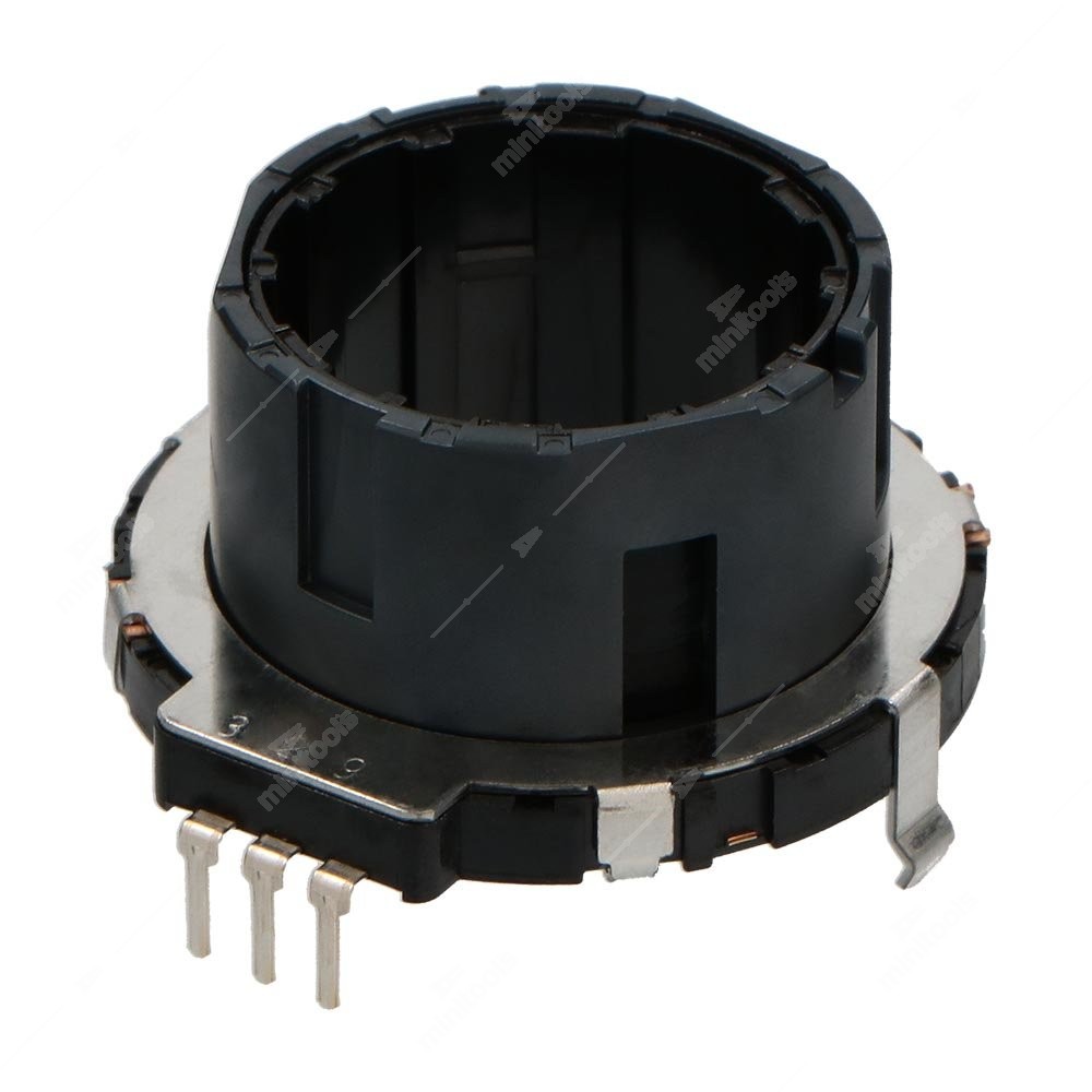 rotary encoder with 15 ppr, 30 detents, THT vertical installation ...
